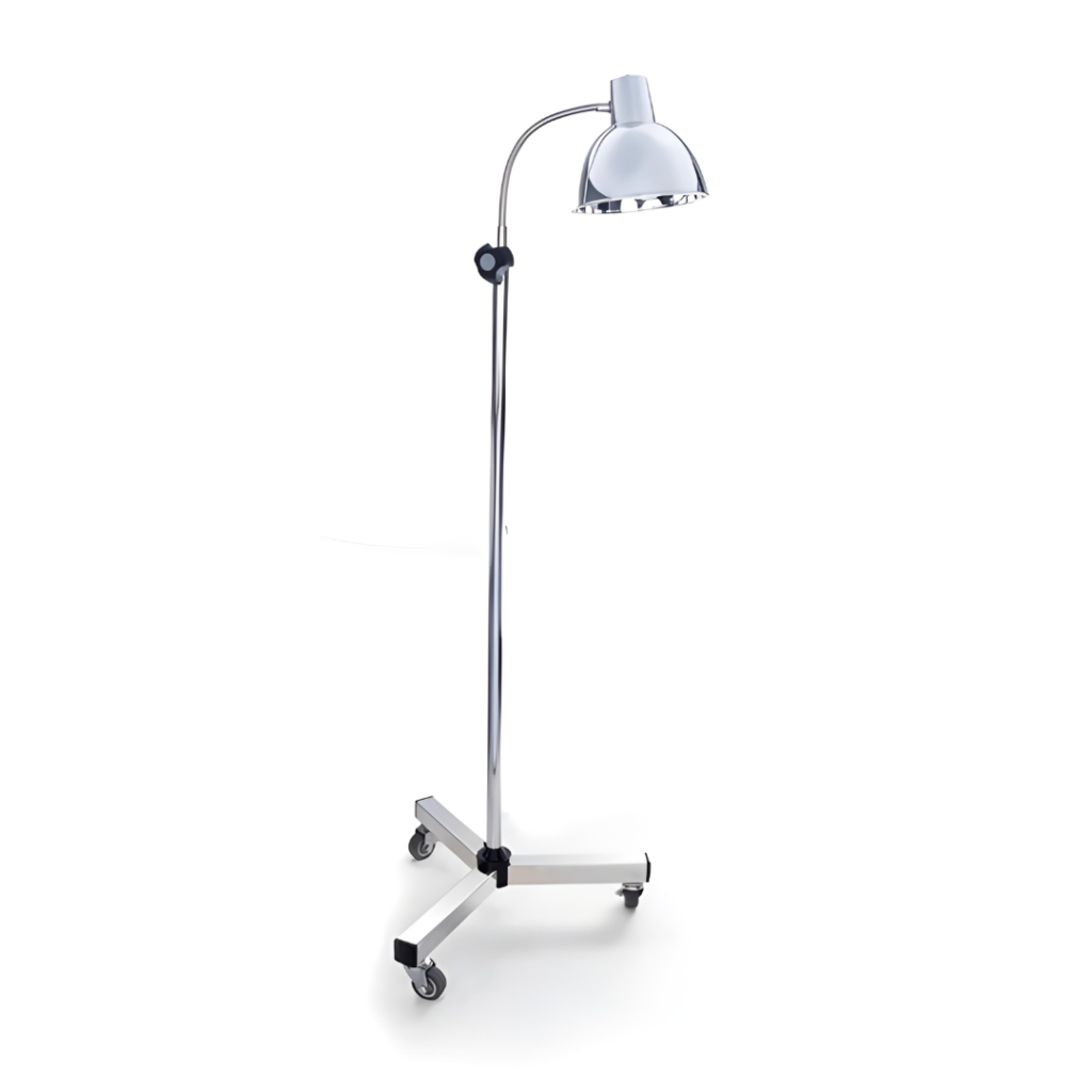 Lámpara de Chicote base triple tubular cromada – MEDITEC Lámpara de Chicote base triple tubular cromada – MEDITEC